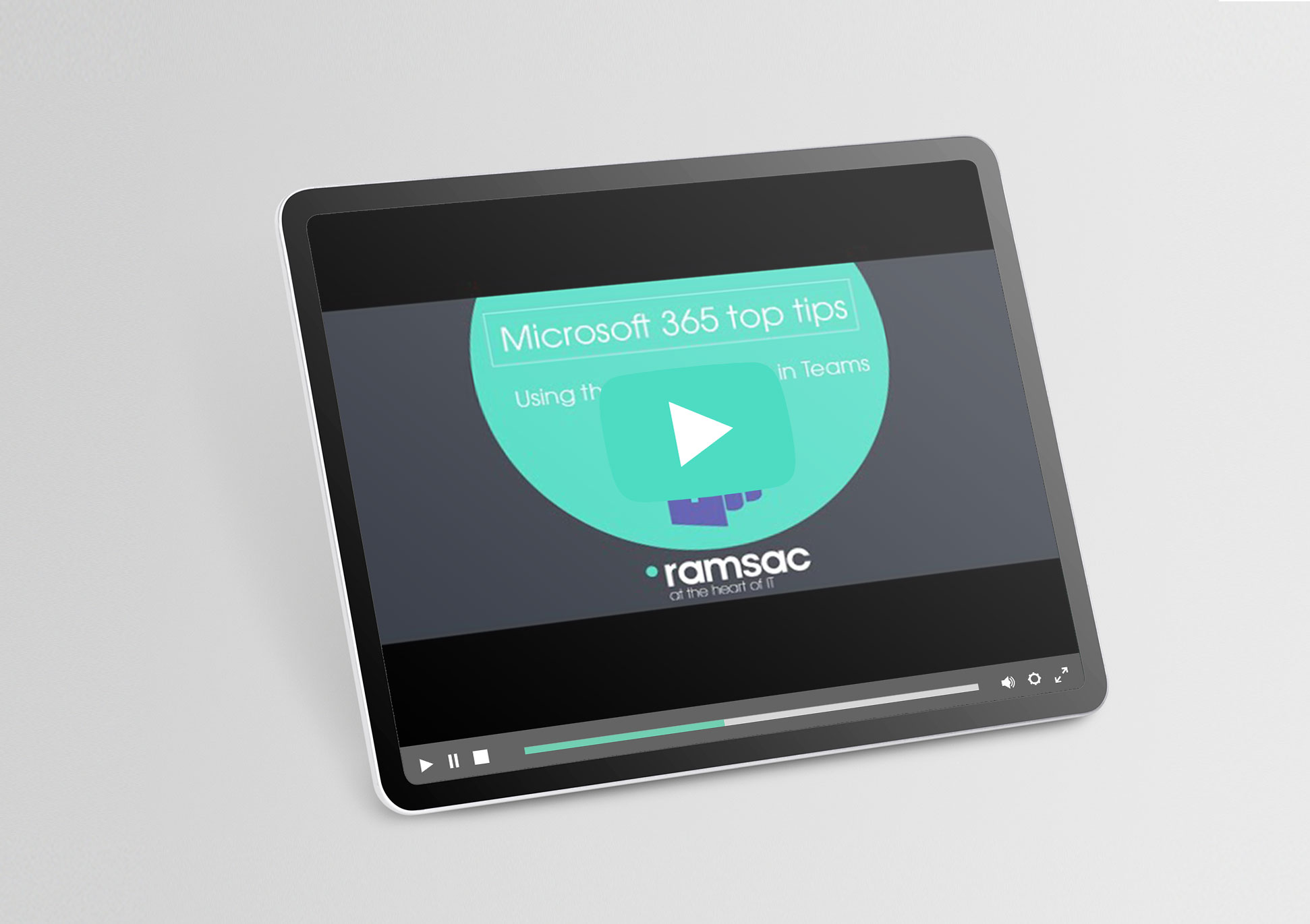 Microsoft 365 top tip video - Using the help function in Teams - ramsac Ltd