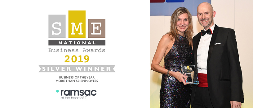 Business of the Year: Silver winner - SME National Business Awards - ramsac Ltd