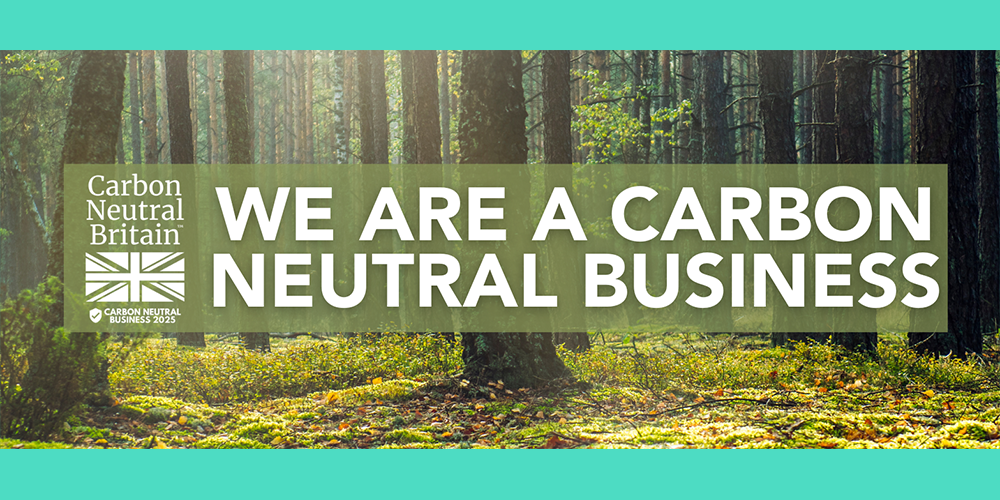 Celebrating receiving our Carbon Neutral certificate for another year ...