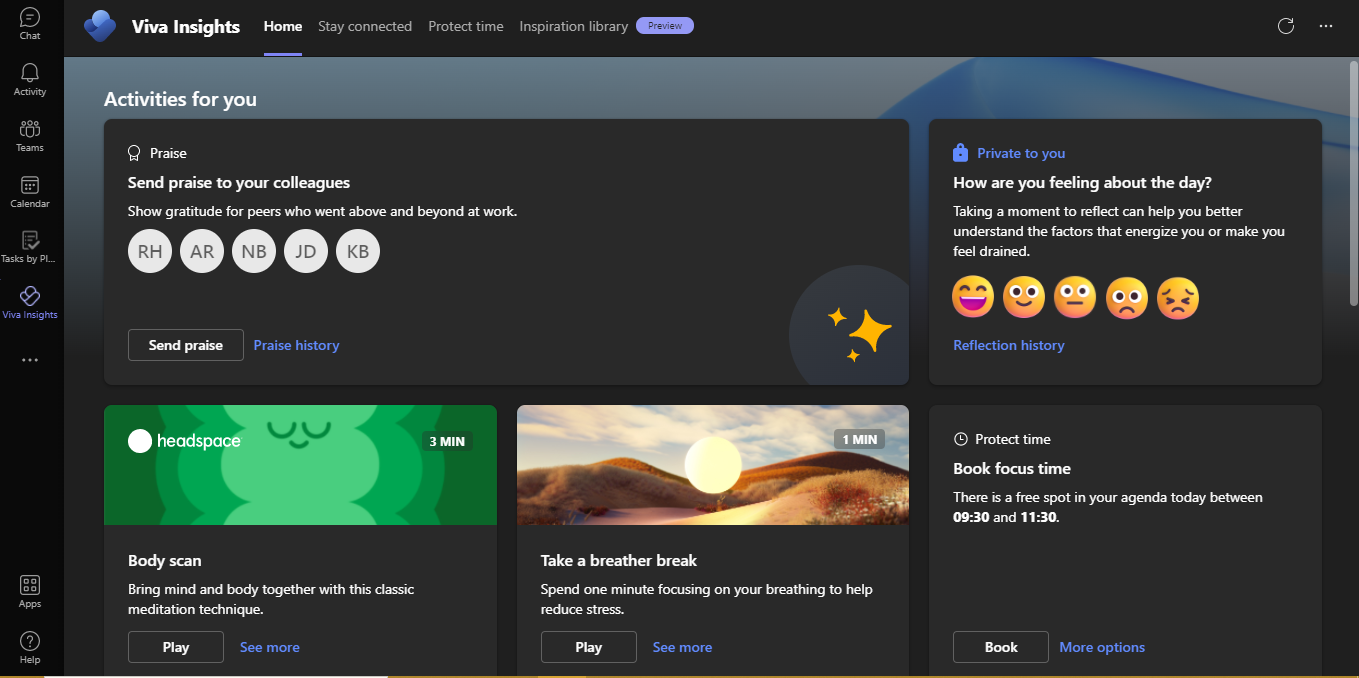 The 7 top benefits of Microsoft Viva – Workplace wellbeing