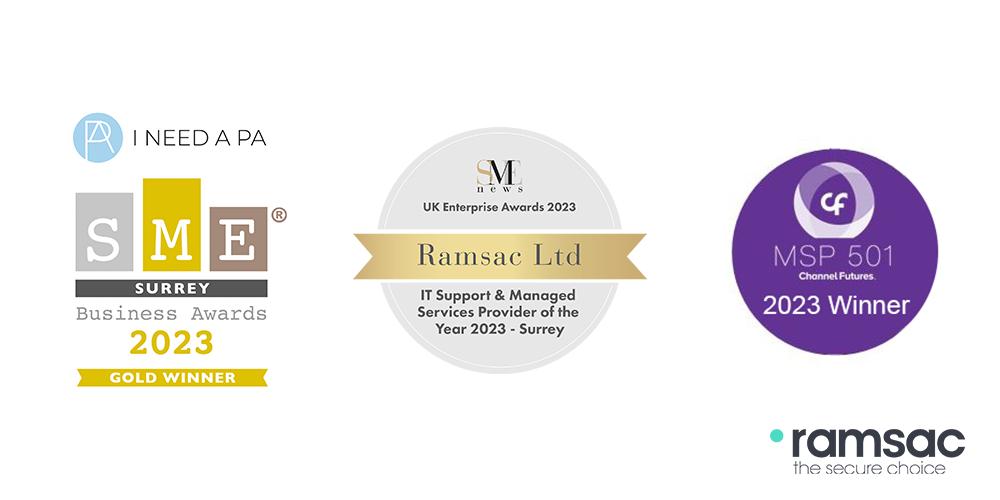 Celebrating the first half of 2023 with triple award wins - ramsac Ltd